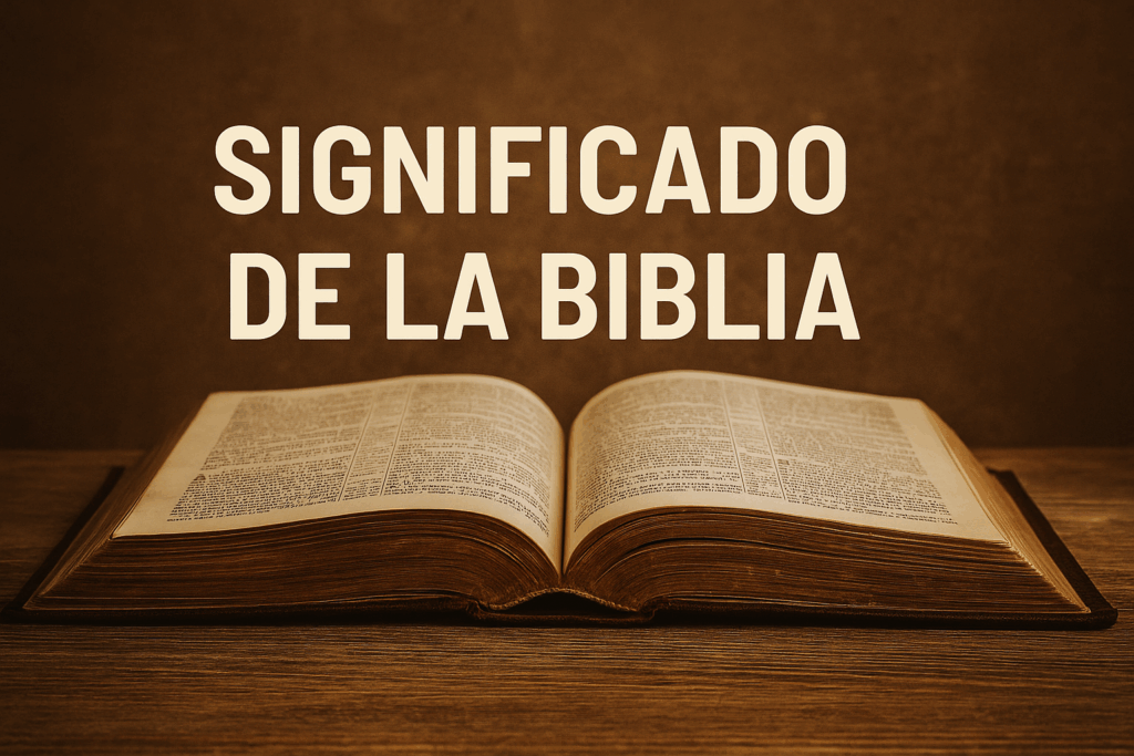 Significado de la Biblia - Mi Fe Católica